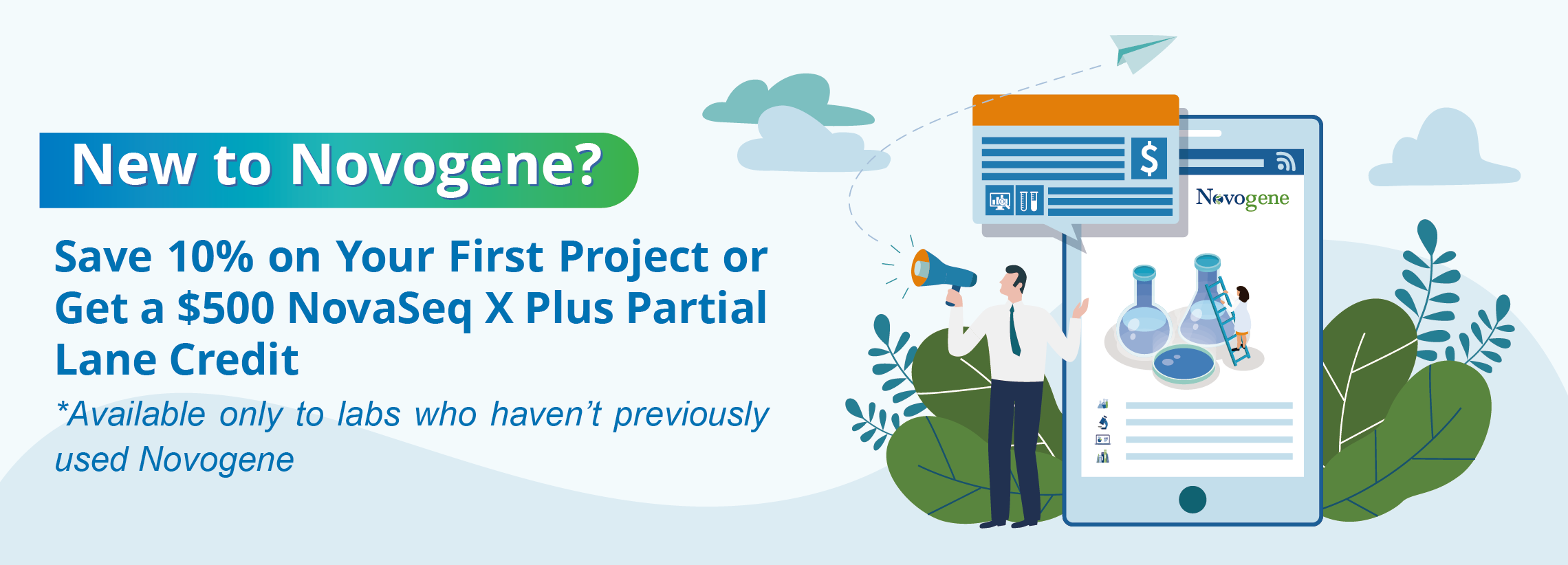 Novogene’s 2025 New Client Offer